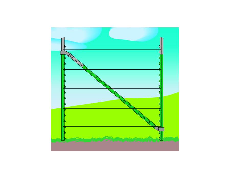 Kit de départ pour clôture T Post
